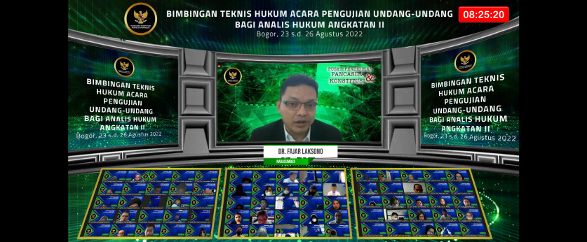 Analis Hukum Belajar Hukum Acara MK - Berita | Mahkamah Konstitusi RI